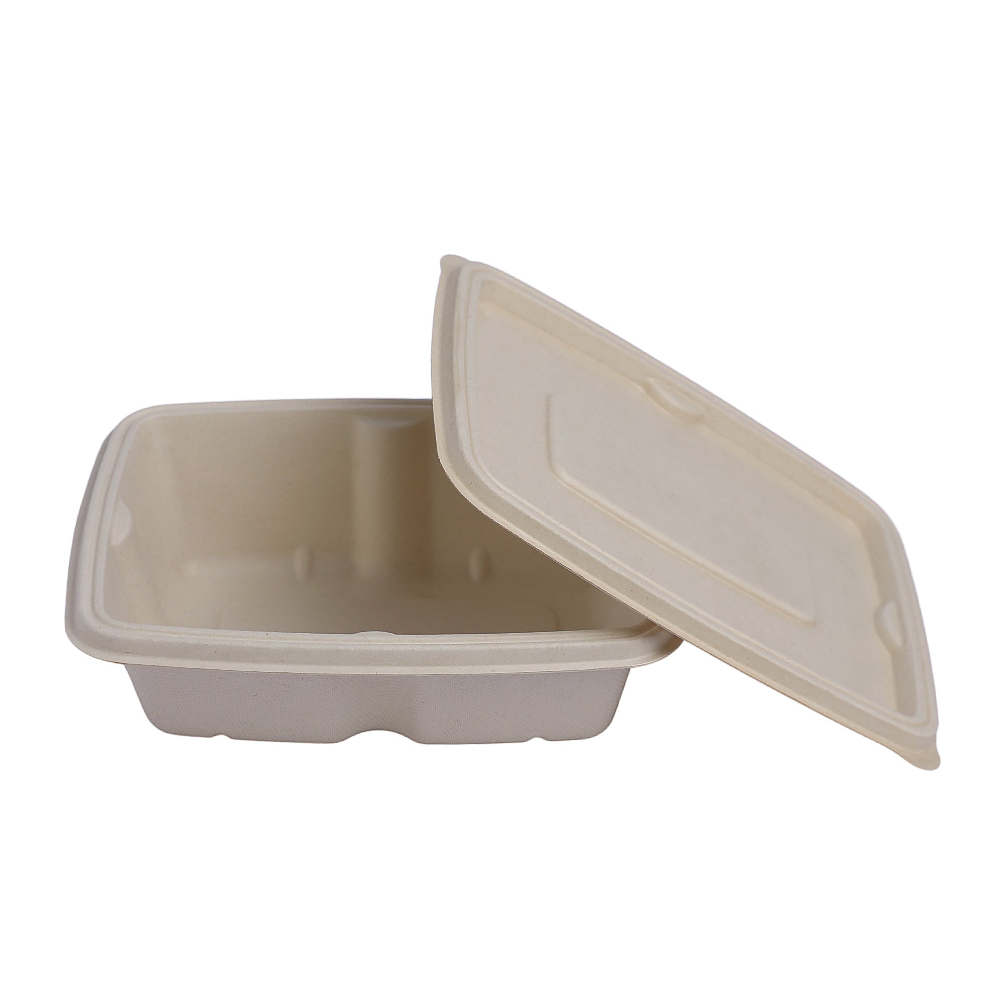 Rectangular Container 500 ml with Lid – Ecoware