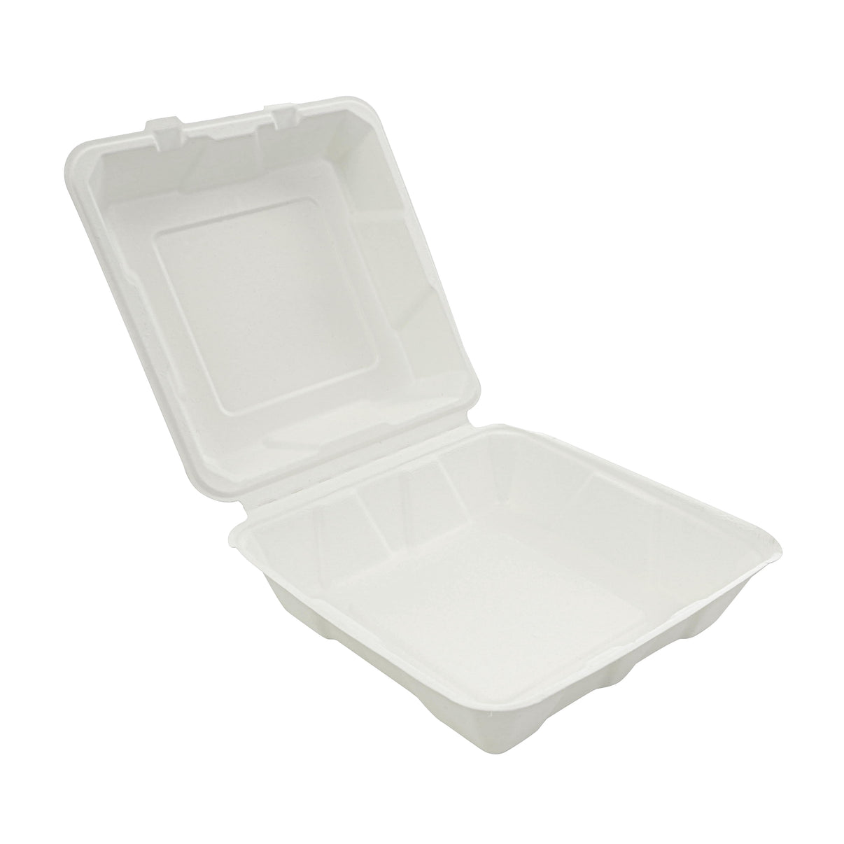 9x9 Clamshell Food Box with Lid | Eco-Friendly Takeaway Container – Ecoware