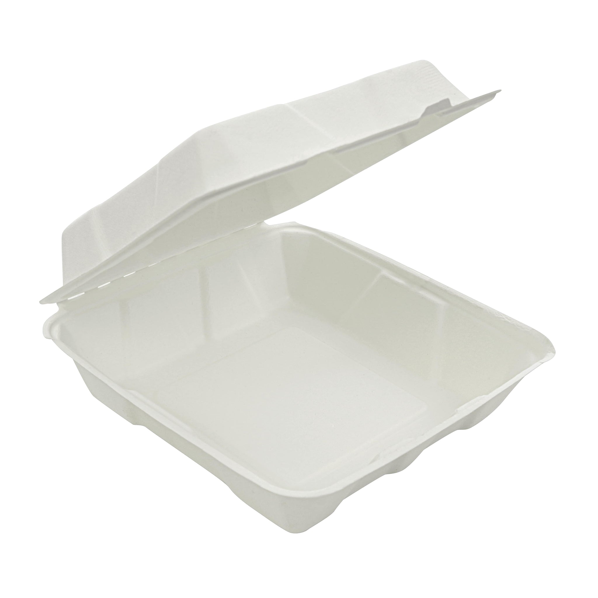 9x9 Clamshell Food Box with Lid | Eco-Friendly Takeaway Container – Ecoware