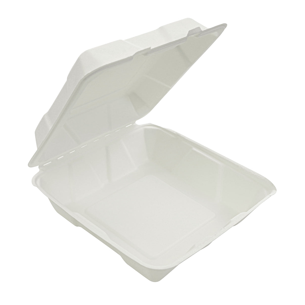 9x9 Clamshell Food Box with Lid | Eco-Friendly Takeaway Container – Ecoware