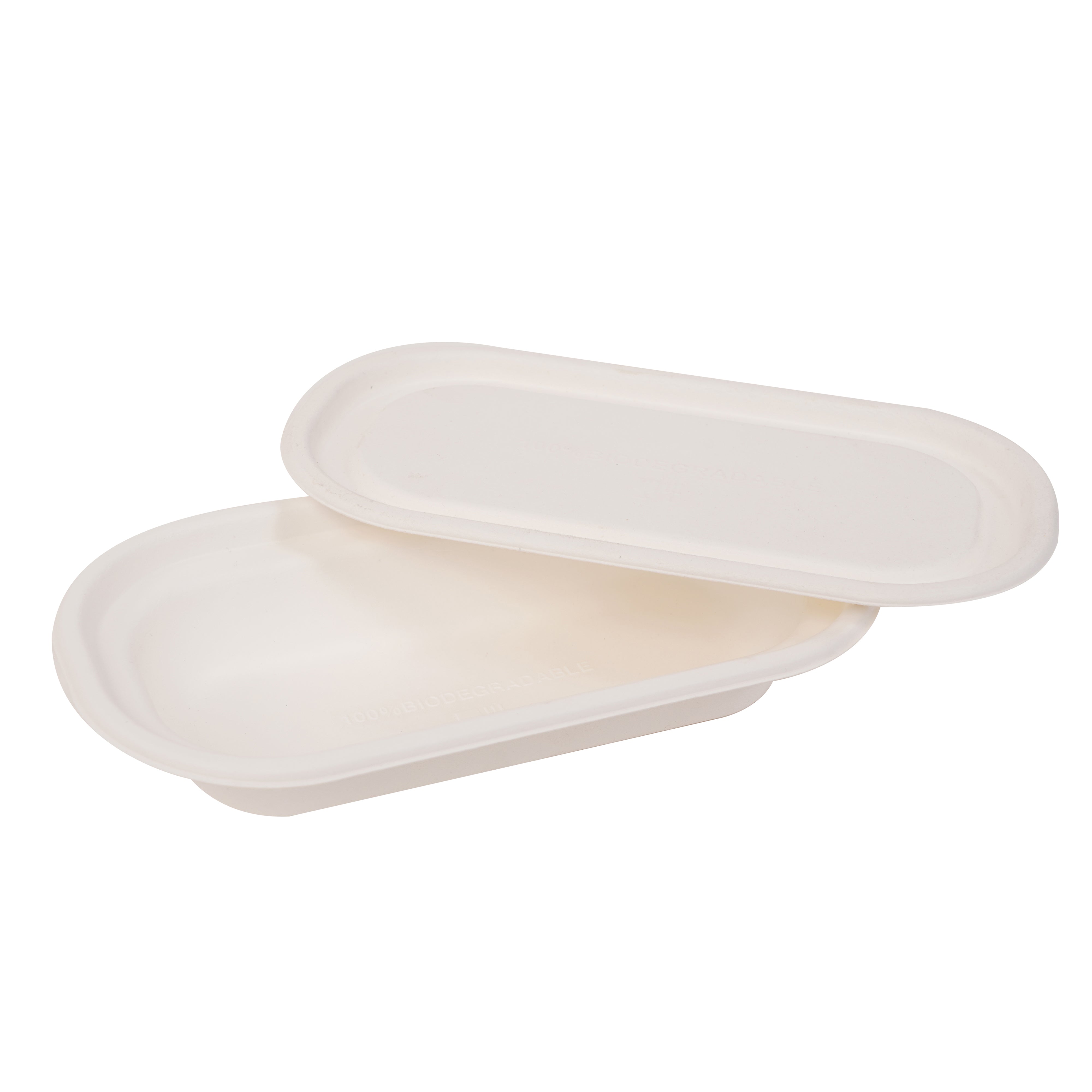 500 ml Oval Food Container with Lid with Lid – Ecoware