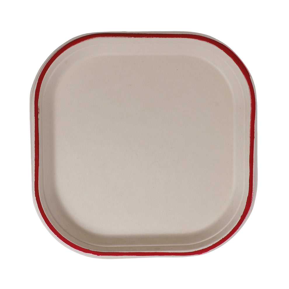 Taarey 10 Inch Square Plate | Eco-Friendly Disposable Dinner Plate ...