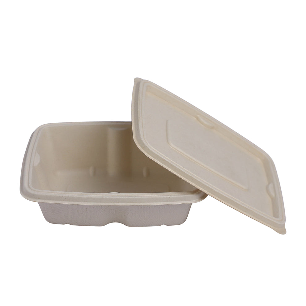 Rectangular Container 500 ml with Lid – Ecoware