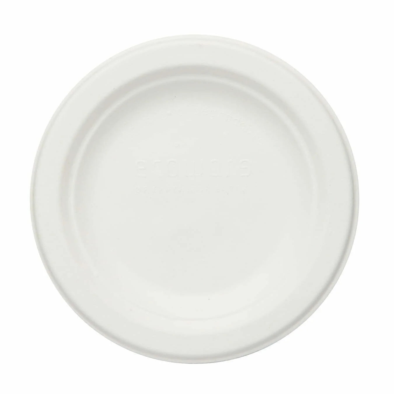 6 Inch Round Plate – Eco-Friendly & Compostable Plate – Ecoware